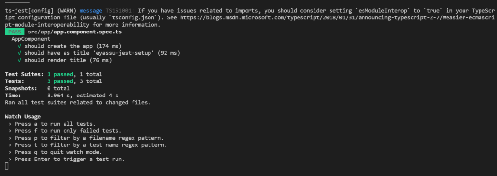 Setup Angular And Jest Testing Framework Adventures In Full Stack Development